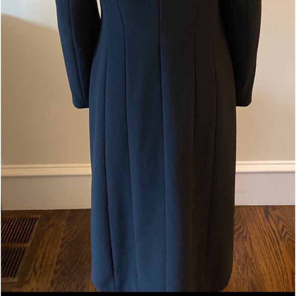Escada | Jackets & Coats | Escada Coat Size 36 Us 6 Long Black Dress ...